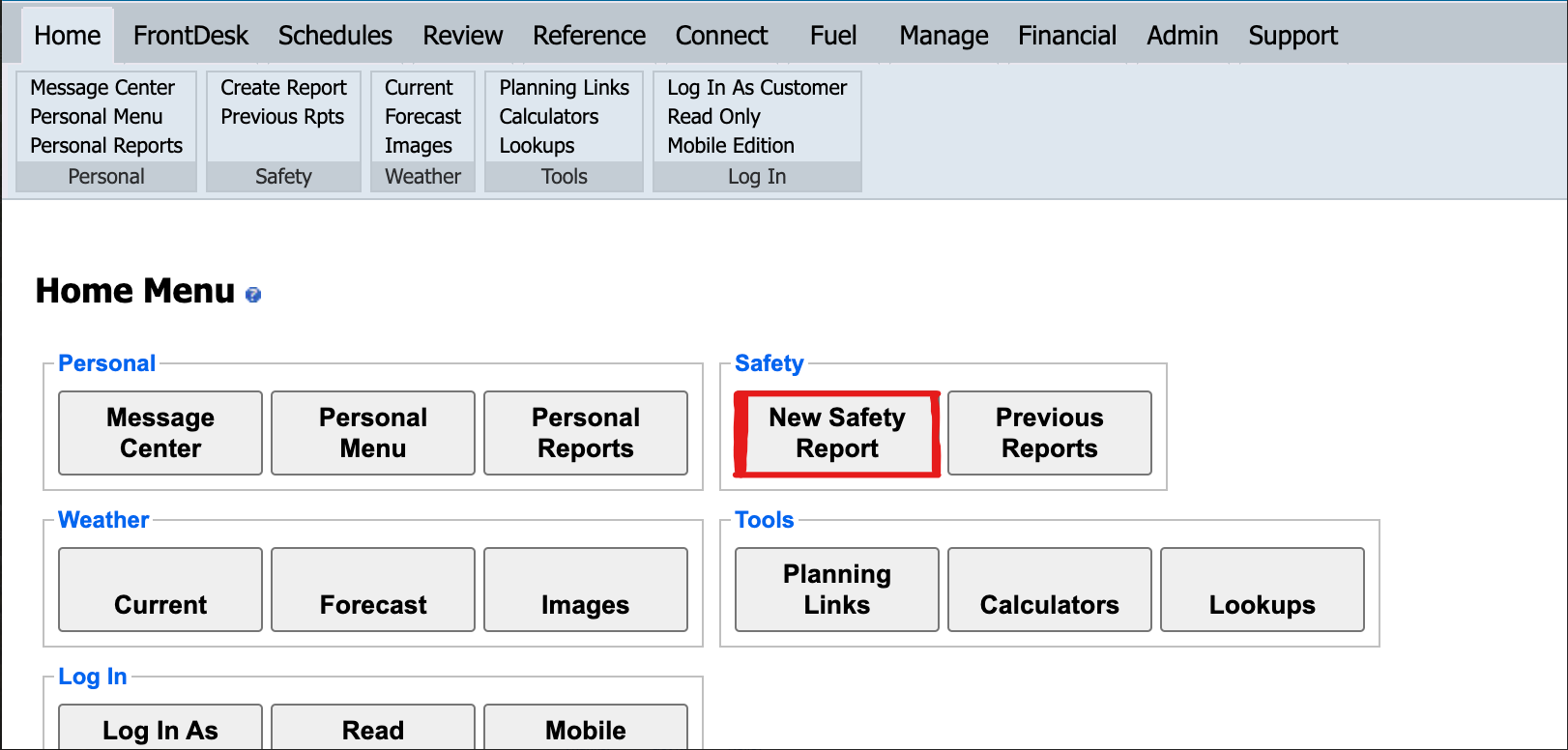 How To Report – FlyFA